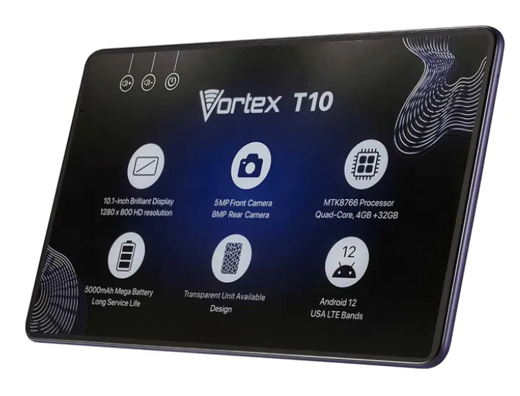 Tableta Vortex BTAB10 10.1 PULG 4G LTE . Tienda Coopeguanacaste